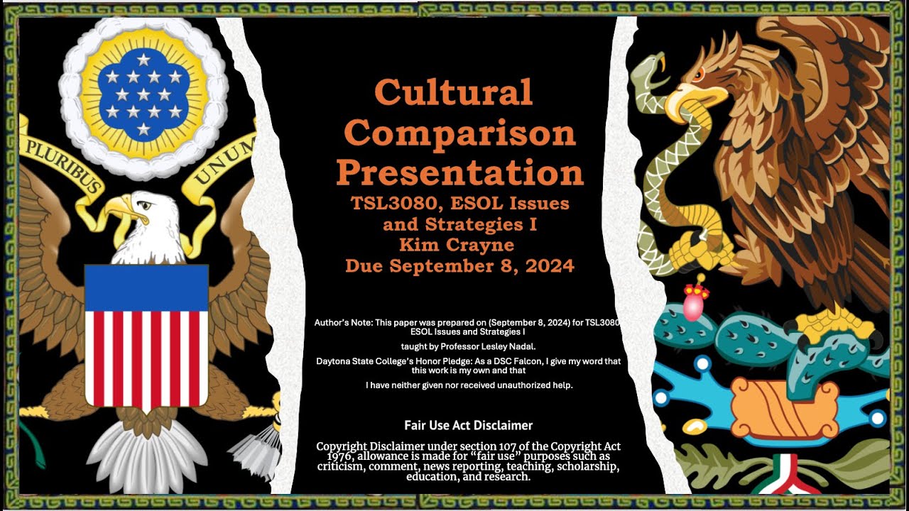 kim crayne Project 1 for TSL3080: ESOL Issues and Strategies - YouTube