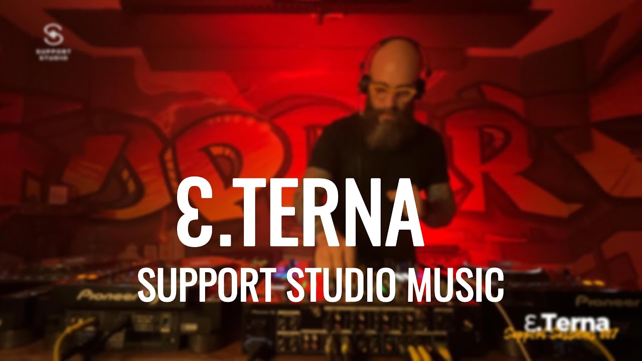Ɛ.TERNA - LIVE SET SUPPORT STUDIO MUSIC - 007 [4K] - YouTube