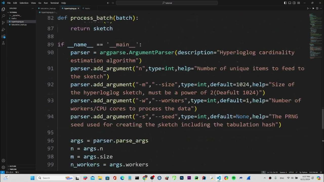 How to implement HyperLogLog Cardinality Estimation Algorithm in python - YouTube