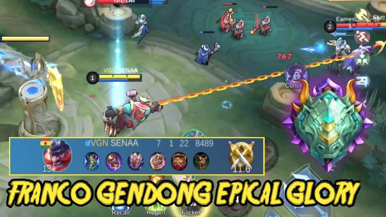 Epical Glory Memang Beda - Franco Carry Team Epical Glory ! - YouTube