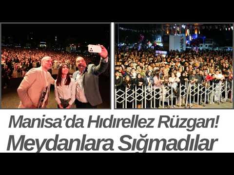 Manisa’da Hıdırellez Coşkusu Hüsnü Şenlendirici Konseriyle Zirveye Ulaştı