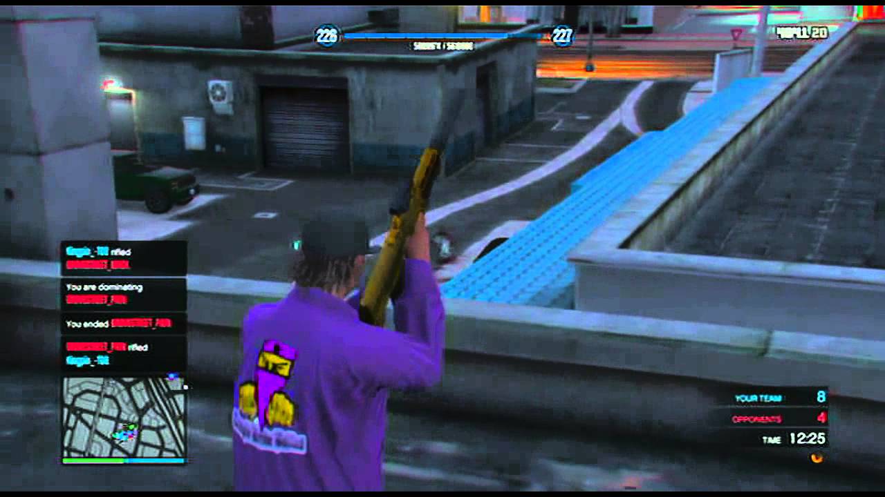 GTA V ONLINE GANG WAR ! TDB vs GROVE STREET - YouTube