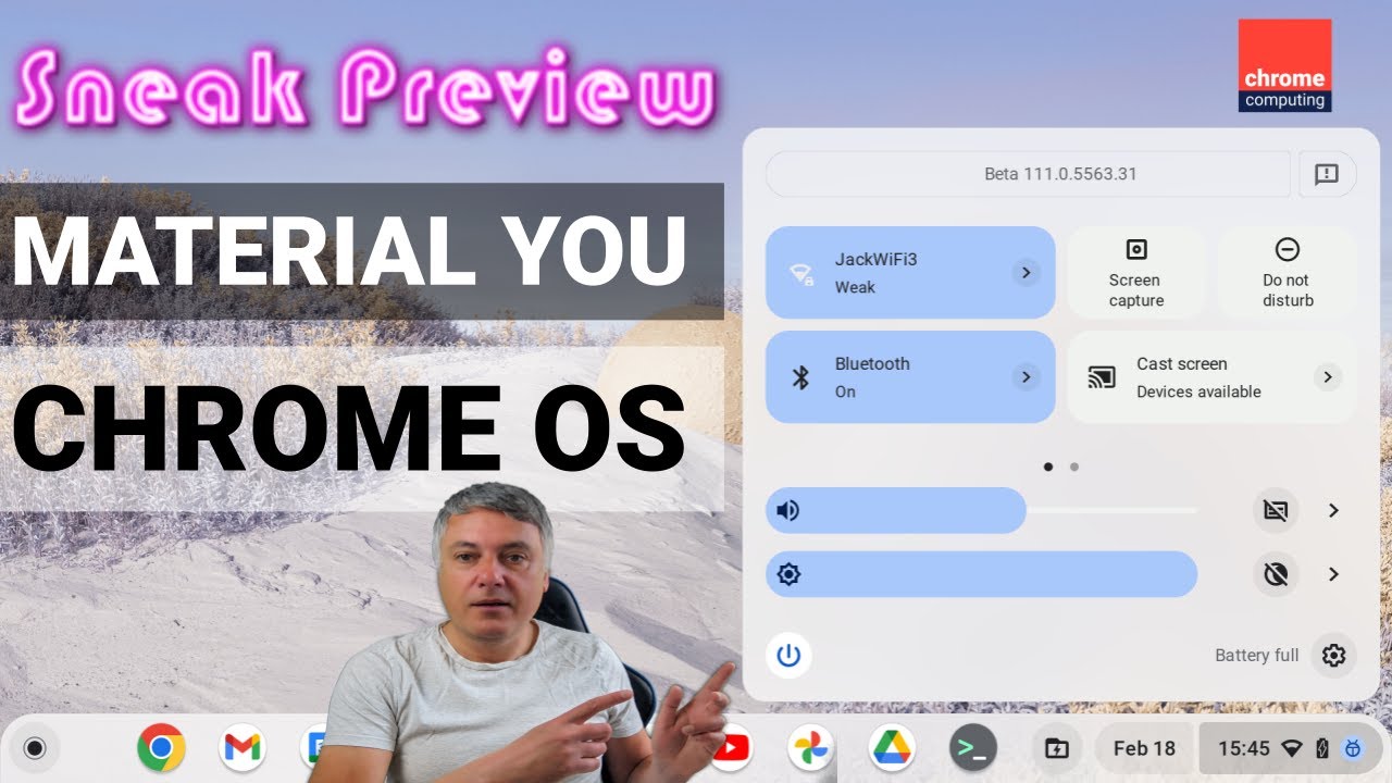 Material You on Chrome OS - How Material You will look like on your ...