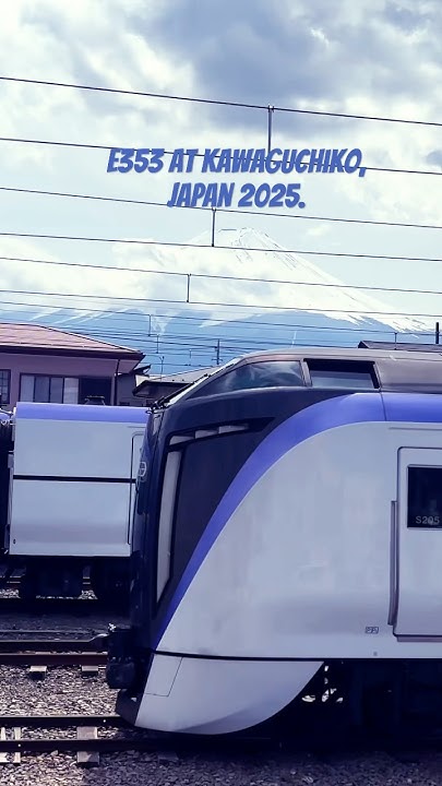 E353 at Kawaguchiko, Japan 2025. #railcar #japantrain #japanrailway #train #emu #e353 #travel # ...