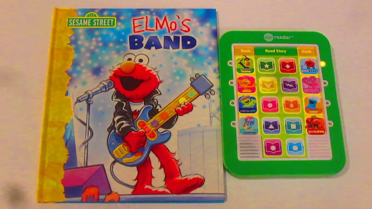 MeReader Sesame Street "Elmo's Band" Story Reader - YouTube