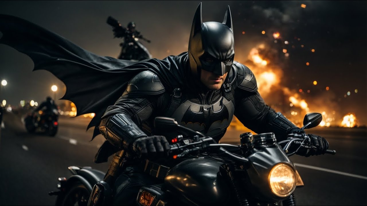 batman motor rider Knight: Searching in Gotham City - YouTube