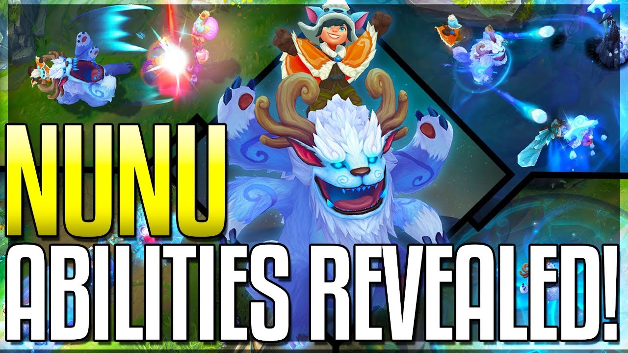 NUNU REWORK ALL ABILITIES REVEALED!! The Boy And His Yeti - New ...