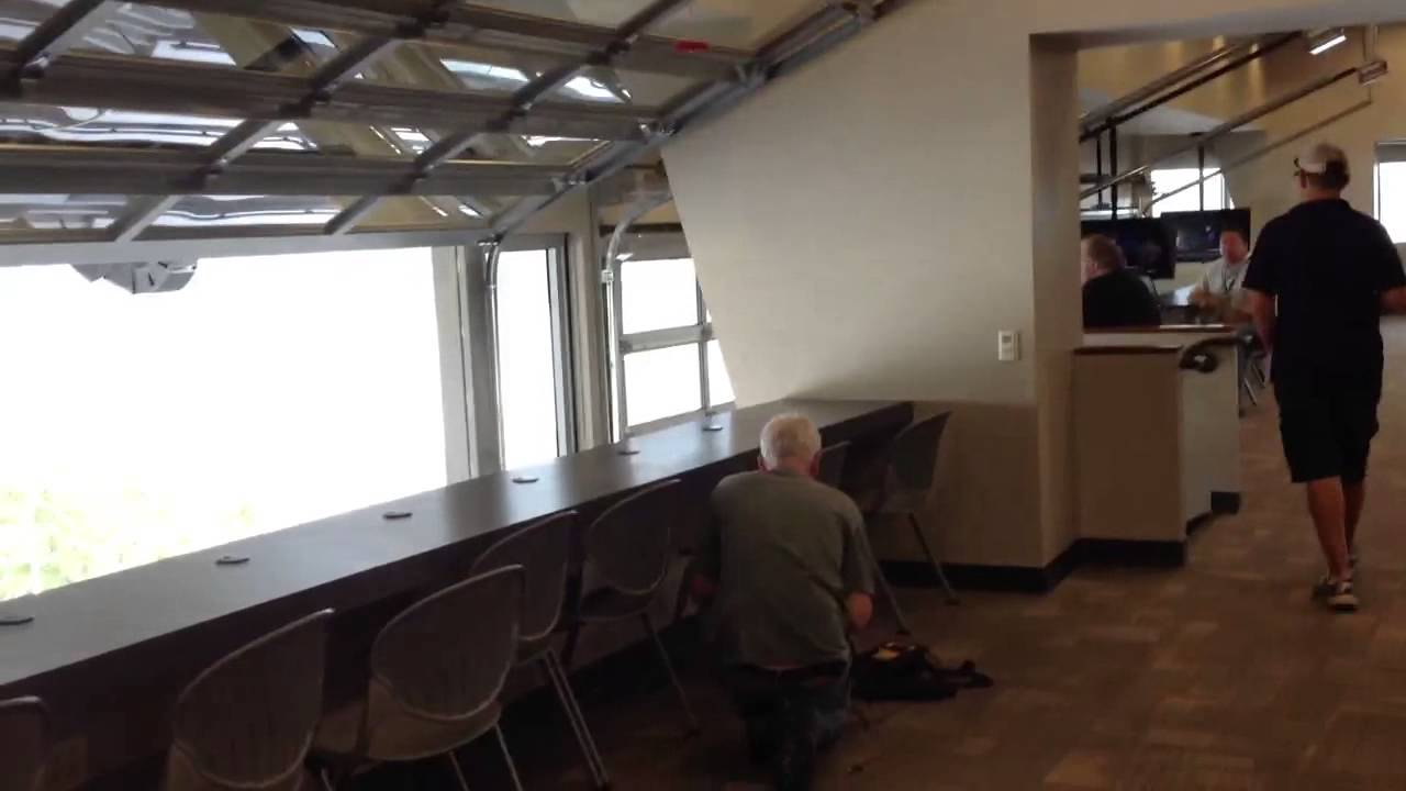 Inside Husky Stadium Press Box - YouTube