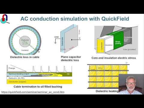 AC Conduction simulation with QuickField FEA software. Webinar intro, recorded on June 20, 2023 ...