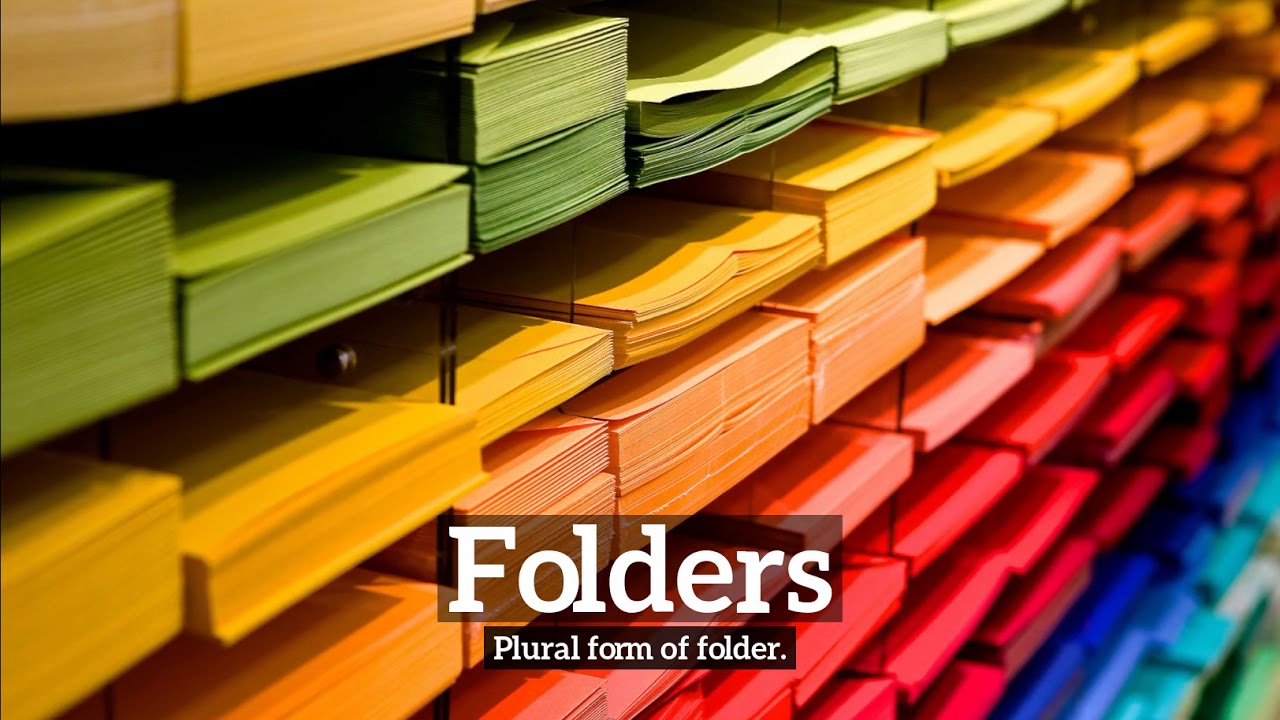 What is Folders? | How Does Folders Look? | How to Say Folders in ...