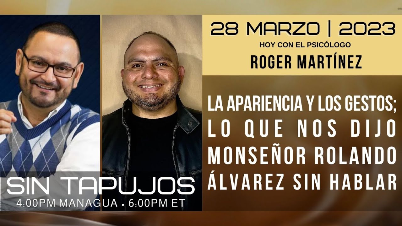 CAFE CON VOZ/ Luis Galeano con Roger Martinez/ 28 de Marzo 2023 - YouTube