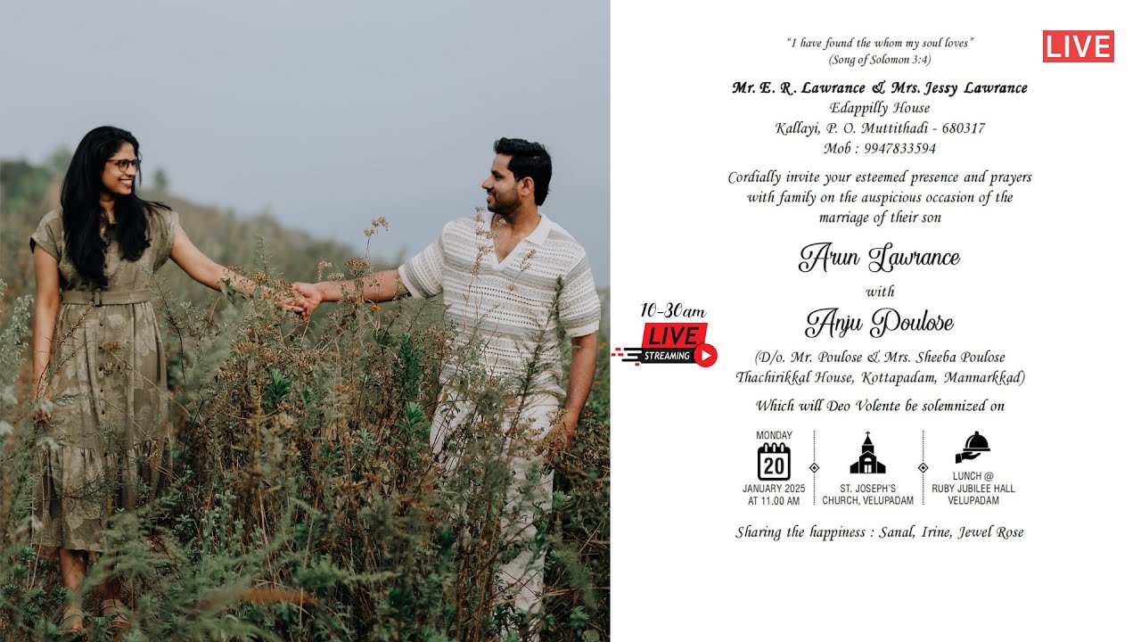 Arun & Anju Wedding || By Catzeye Photography || - YouTube