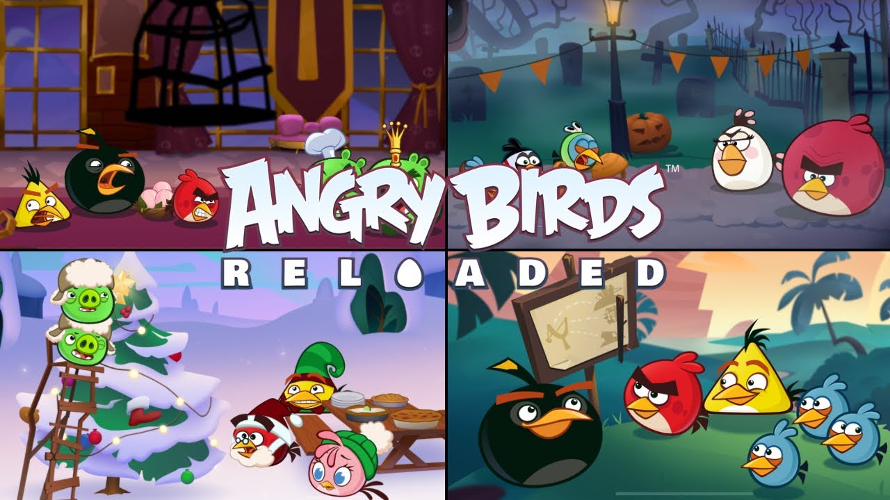 Angry Birds Reloaded - All Cutscenes (Todas as Cutscenes) 1080P 60 FPS ...