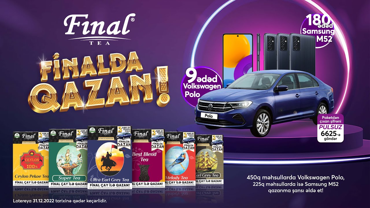 "Final" çay iç, Finalda Qazan! - YouTube
