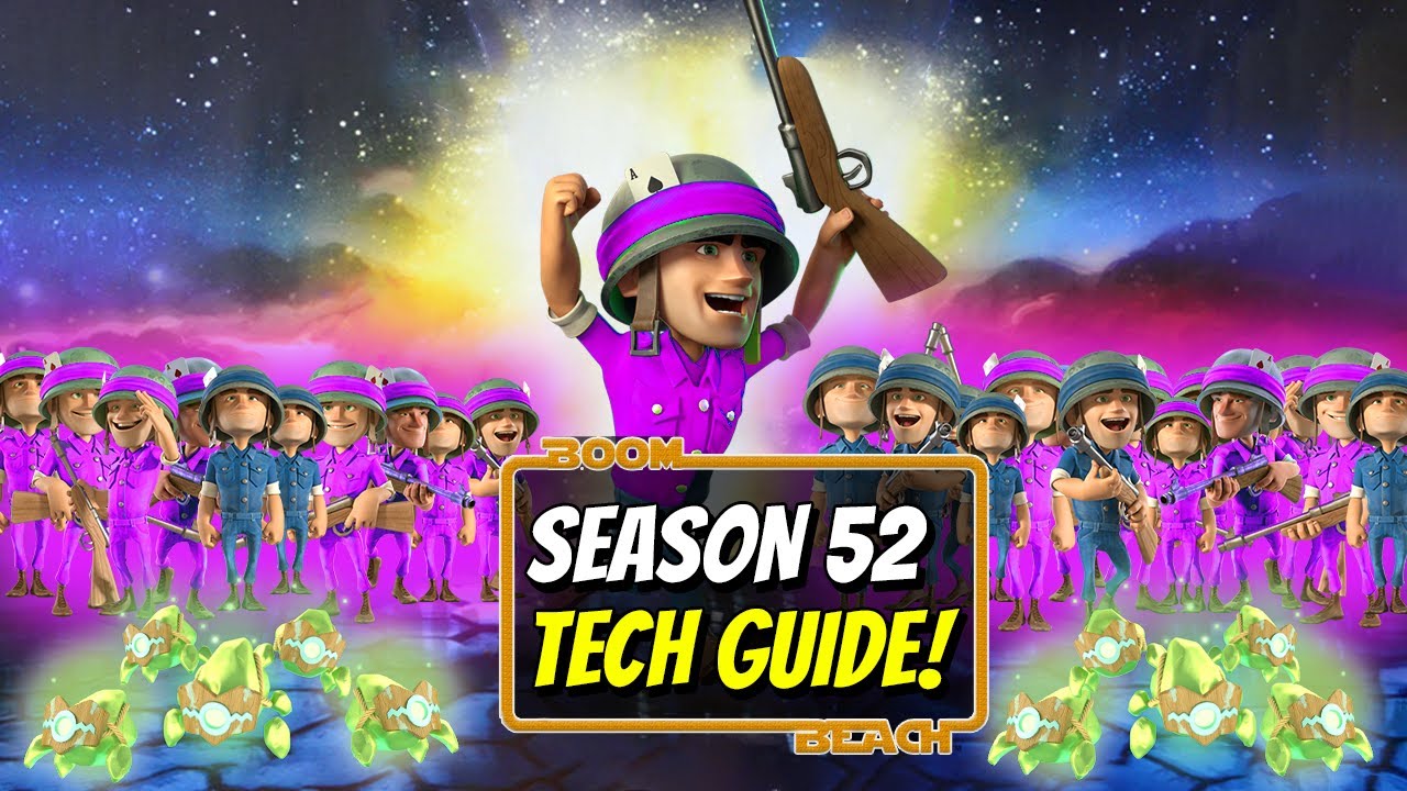 Unexpected MVP!? Boom Beach Season 52 Ultimate Tech Guide! - YouTube