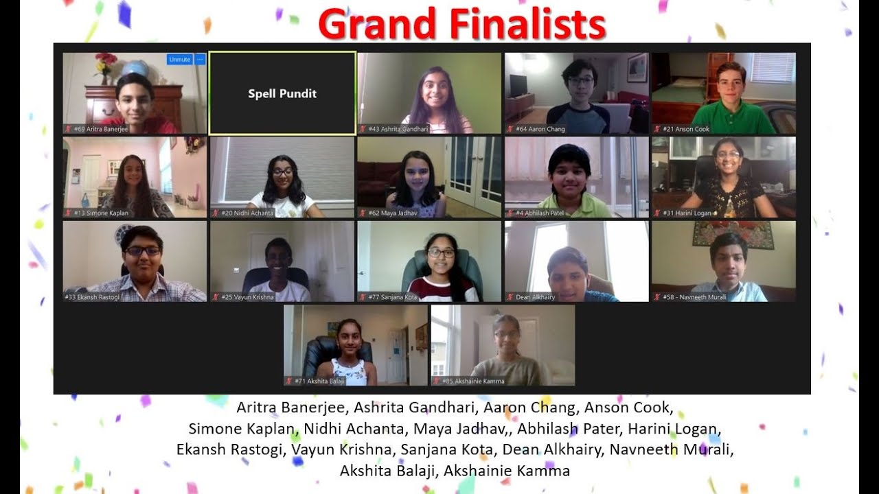 2020 SpellPundit Online National Spelling Bee Finals - YouTube
