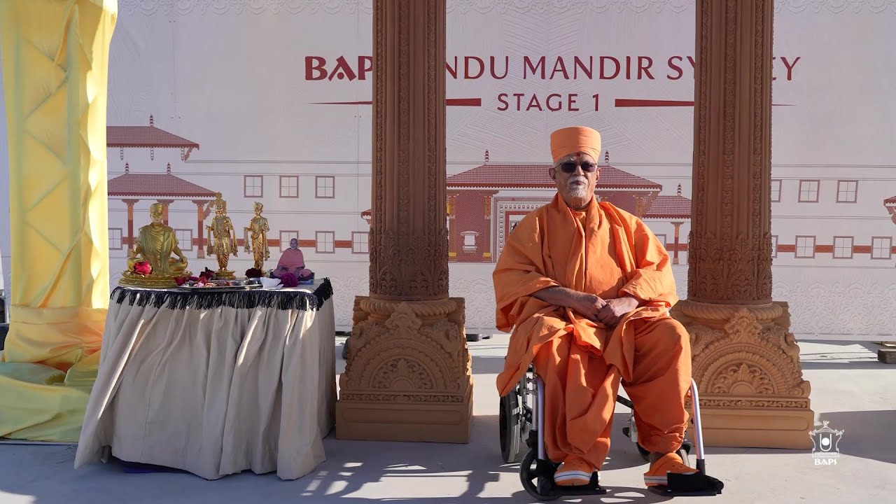 BAPS Hindu Mandir and Cultural Precinct Stambh Pujan, Sydney, Australia ...