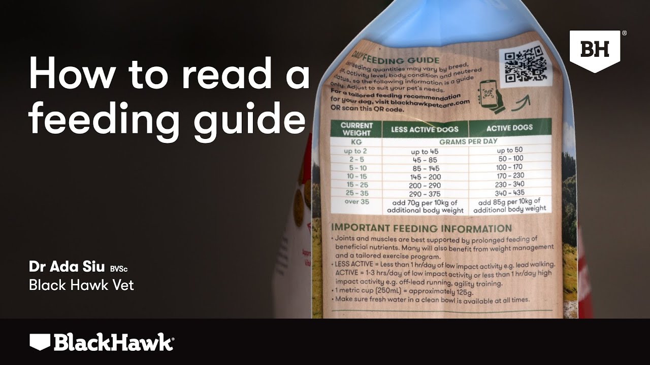 How To Read a Pet Feeding Guide - YouTube