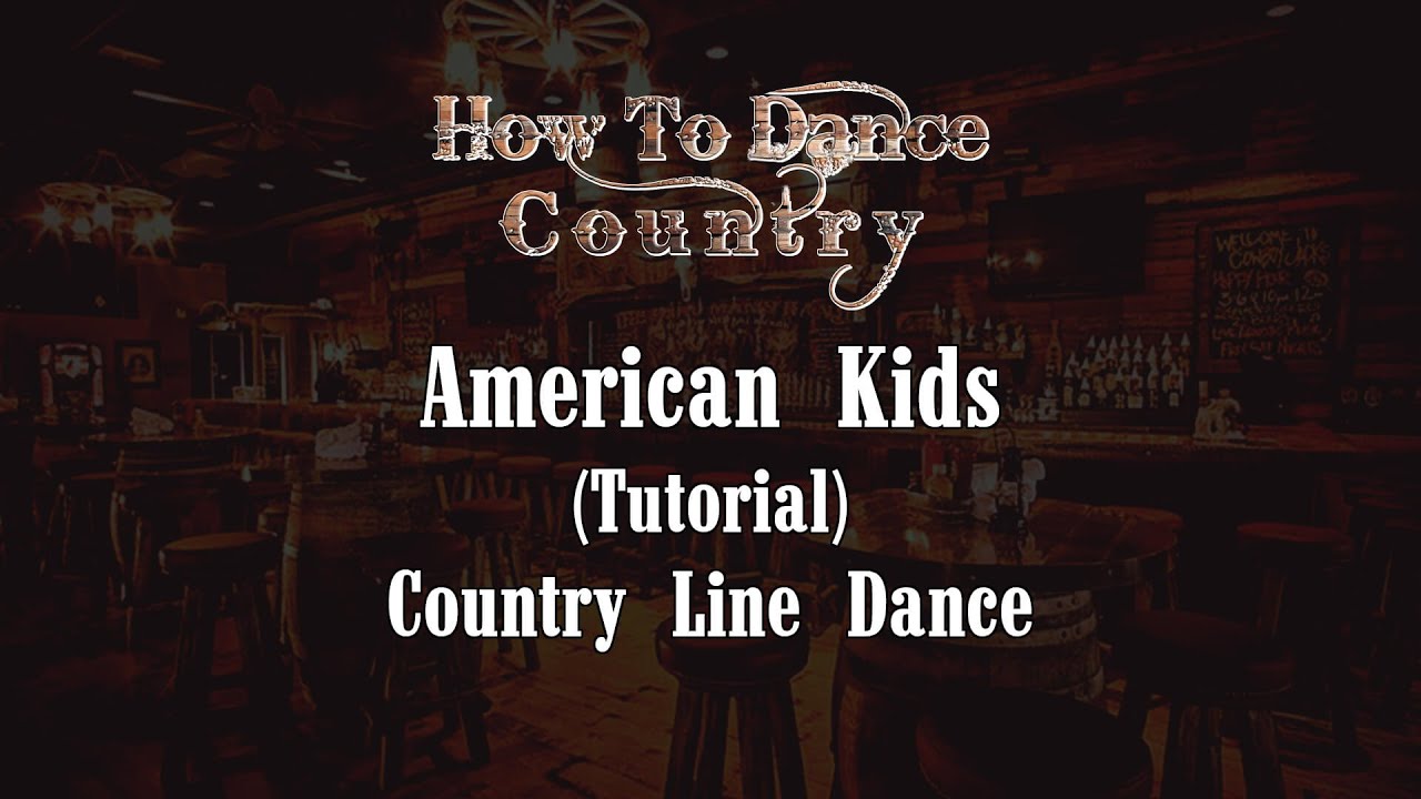 American Kids Line Dance (Tutorial) - YouTube