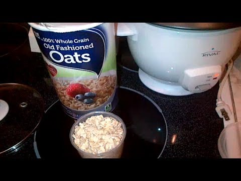 Easy Perfect Oatmeal - How to Make Oatmeal in a Rice Cooker - YouTube