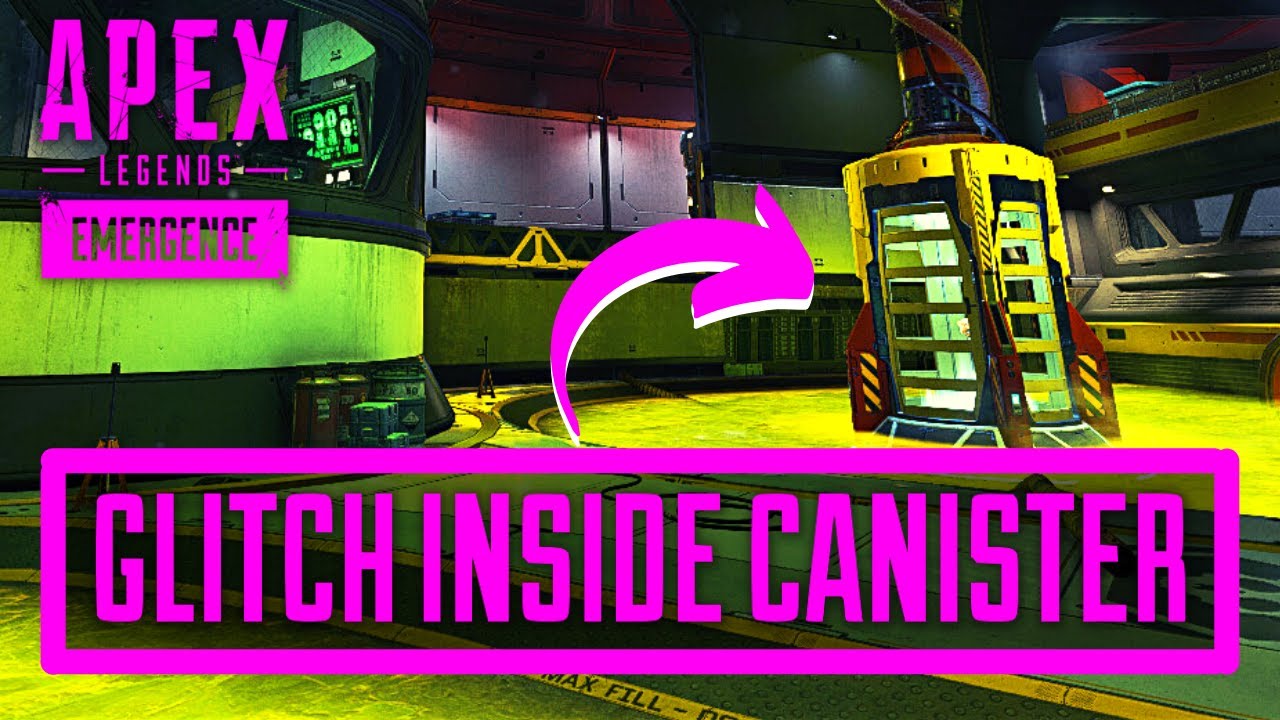 Glitch Inside Gold Weapon Barrier at Caustic Treatment | Apex Legends ...