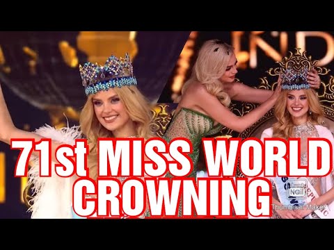 71st MISS WORLD CROWNING MOMENT - YouTube