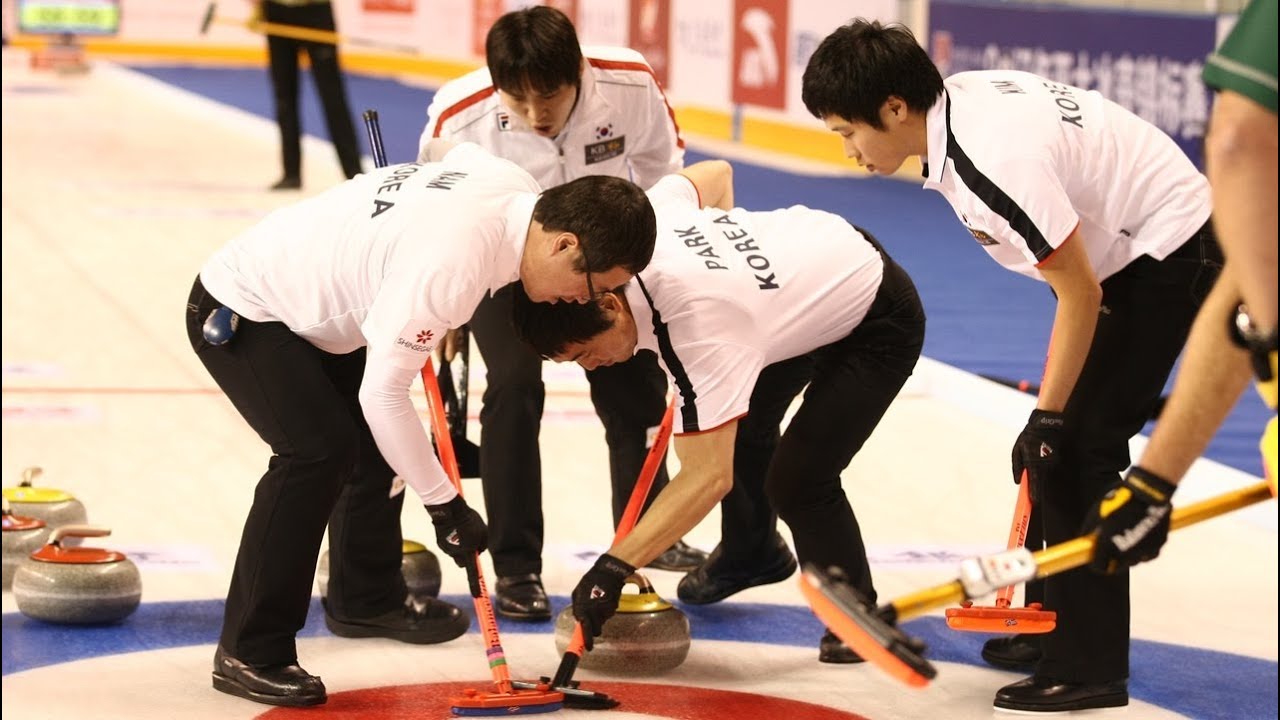 CURLING: KOR-JPN Olympic Qual 2013 - Men Draw 1 - YouTube