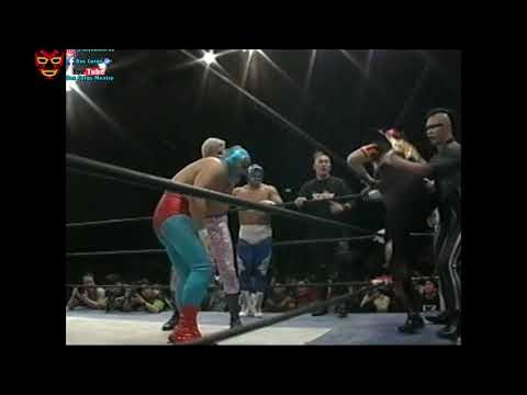 DOS CARAS,MIL MASCARAS,RAYO DE JALISCO, HIJO DEL SANTO, DOS CARAS JR VS BLUE PANTHER, ARCANGEL ...