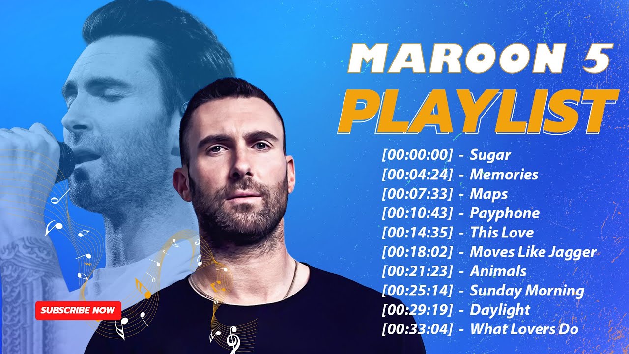Super hit songs of Maroon 5 💎💎 Top 10 Songs of Maroon 5 - 2024 - YouTube