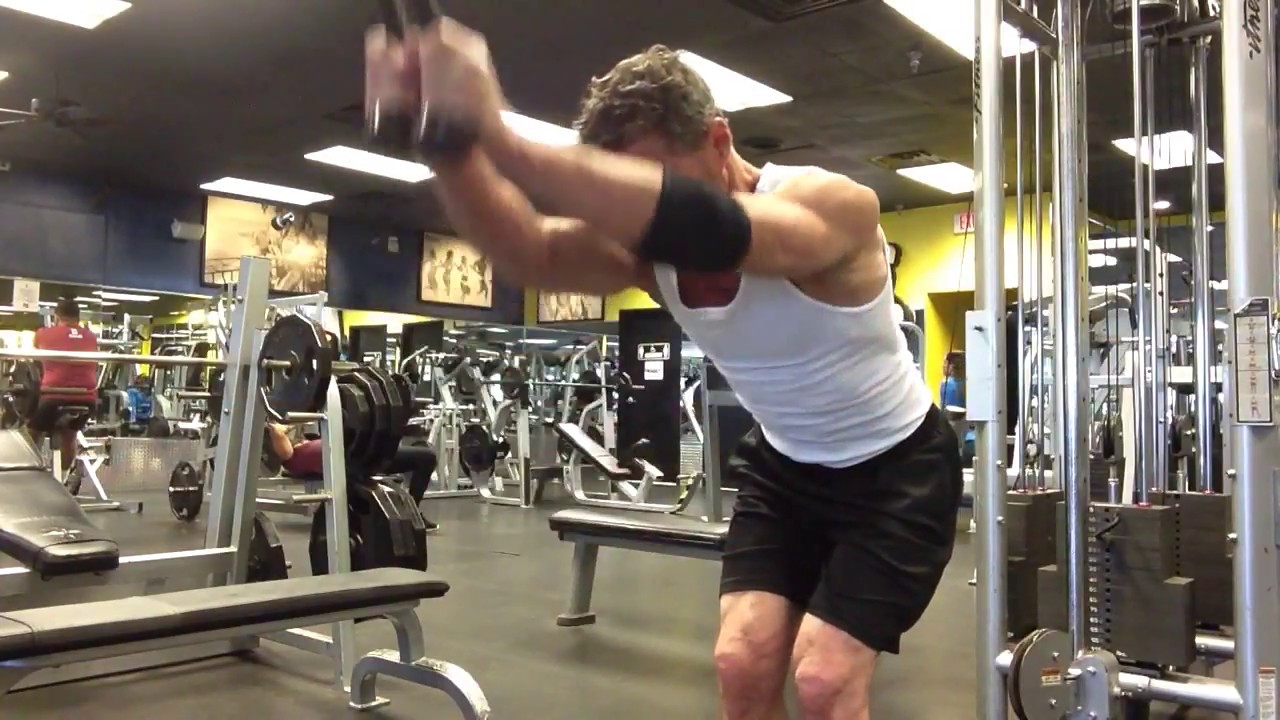 Serratus Cable PullDowns - YouTube