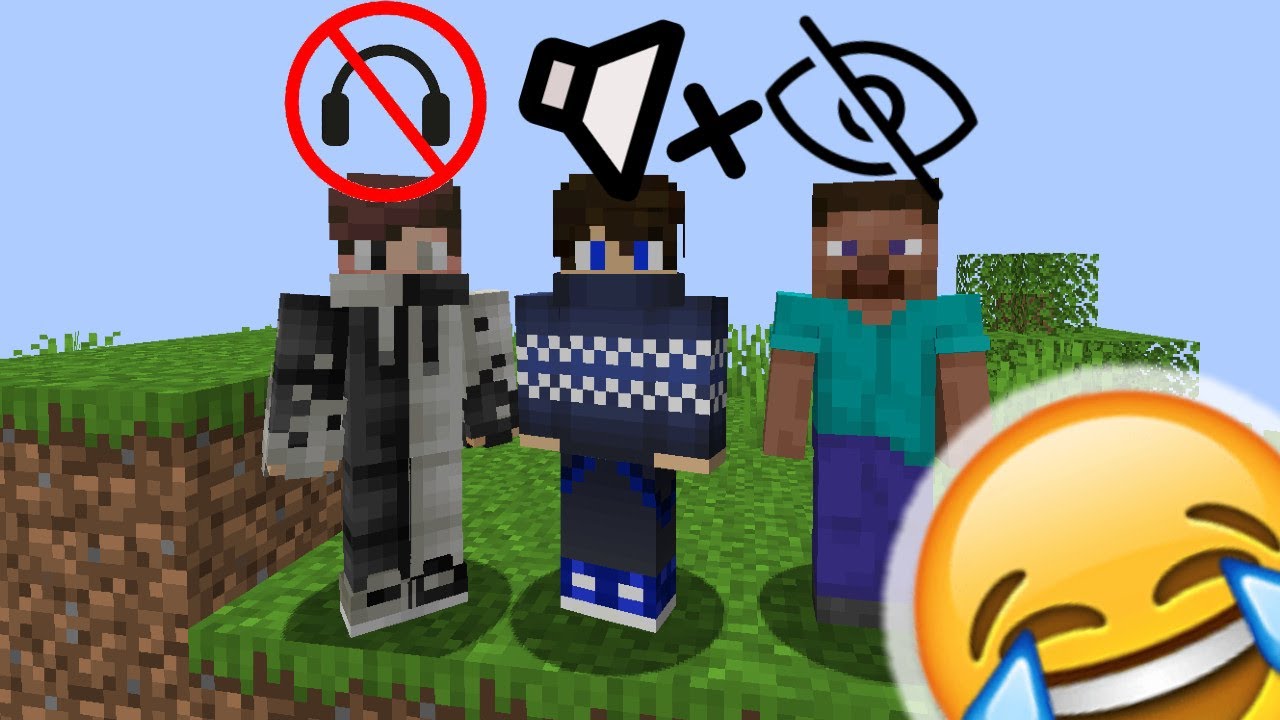 Deaf, Blind, and Mute, but in Minecraft... - YouTube