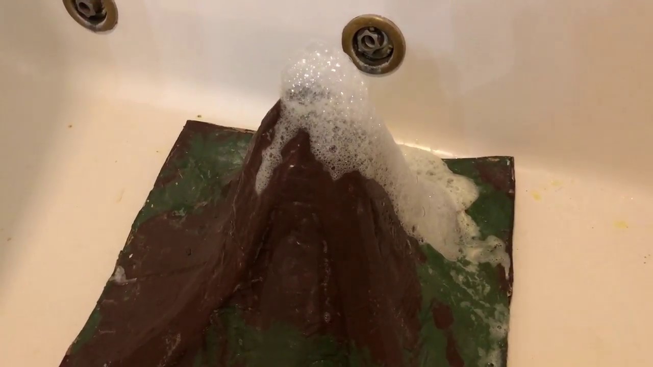 Paper Mache Volcano Science Experiment YouTube Paper Mache Volcano Science Experiment YouTube