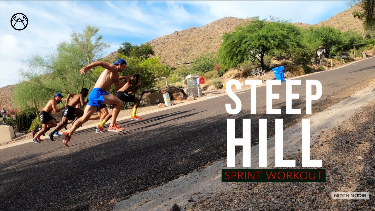 HOW STEEP IS YOUR HILL?! UNREAL STEEP HILL SPRINT WORKOUT!!(TRACK&FIELD ...