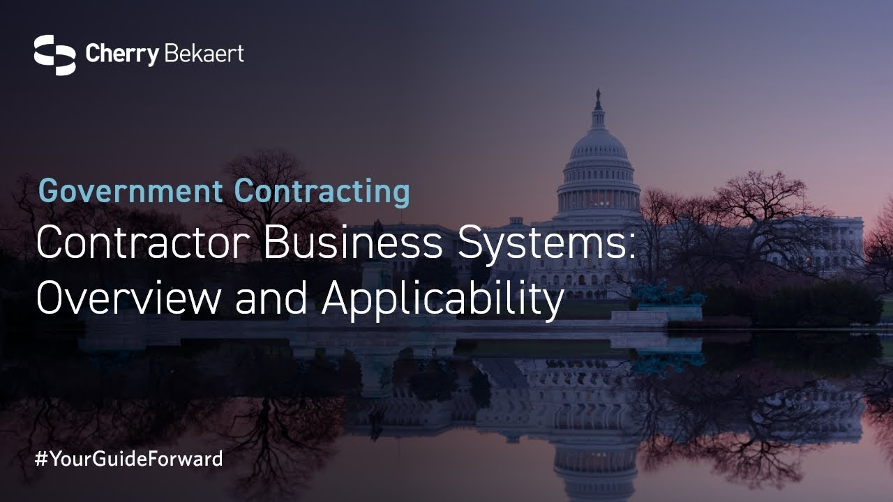 Contractor Business Systems: Overview and Applicability - YouTube