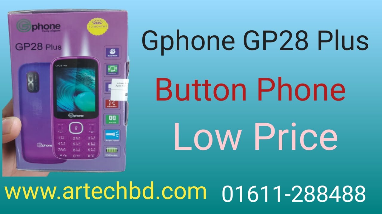 Gphone GP28 Plus Phone | | Unboxing Video | AR TECH BD | 2023 - YouTube