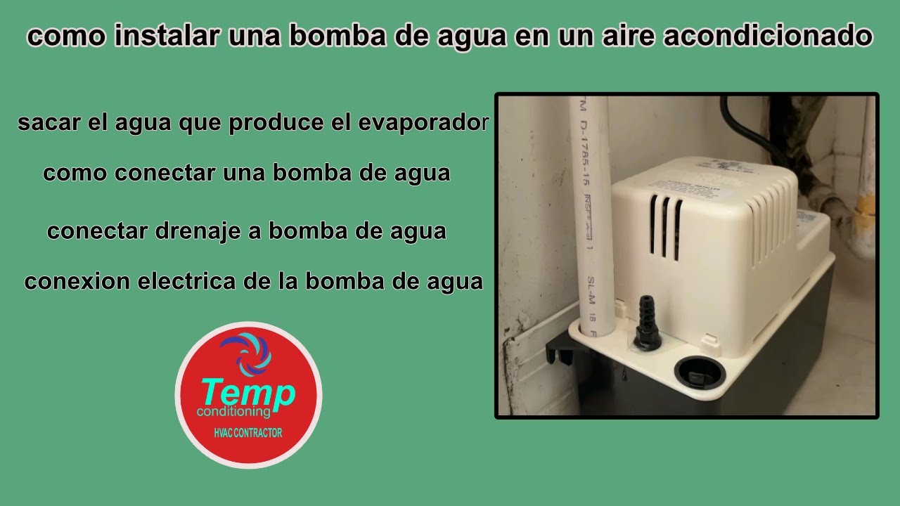 como sulucionar el drenaje de aire acondicionado - YouTube