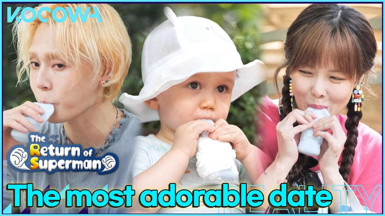 HyunA, Dawn, and Zen's adorable ice cream date l The Return of Superman ...