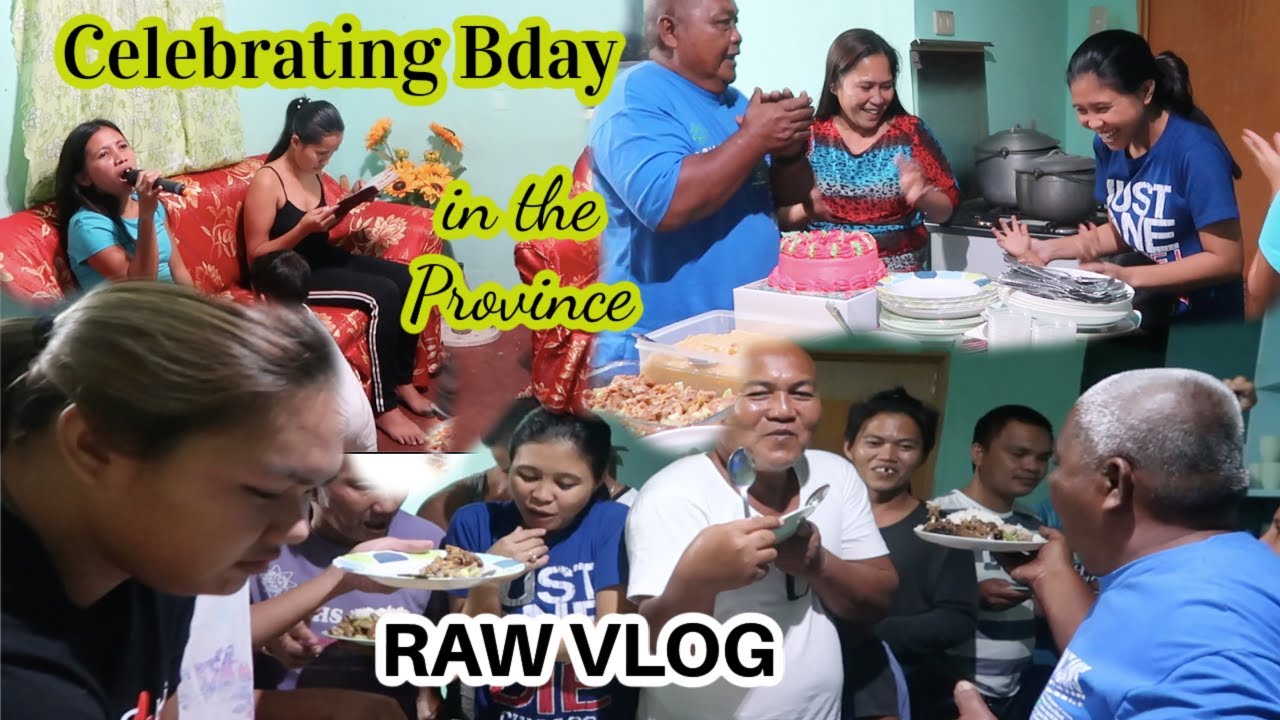 FILIPINA CELEBRATING BIRTHDAY IN THE PROVINCE / PHILIPPINES - YouTube