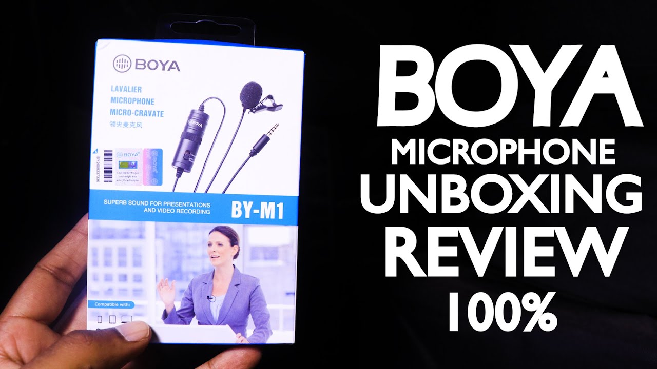 BOYA BY-M1 Lavalier Microphone Unboxing | For Smartphones DSLR | Tech ...