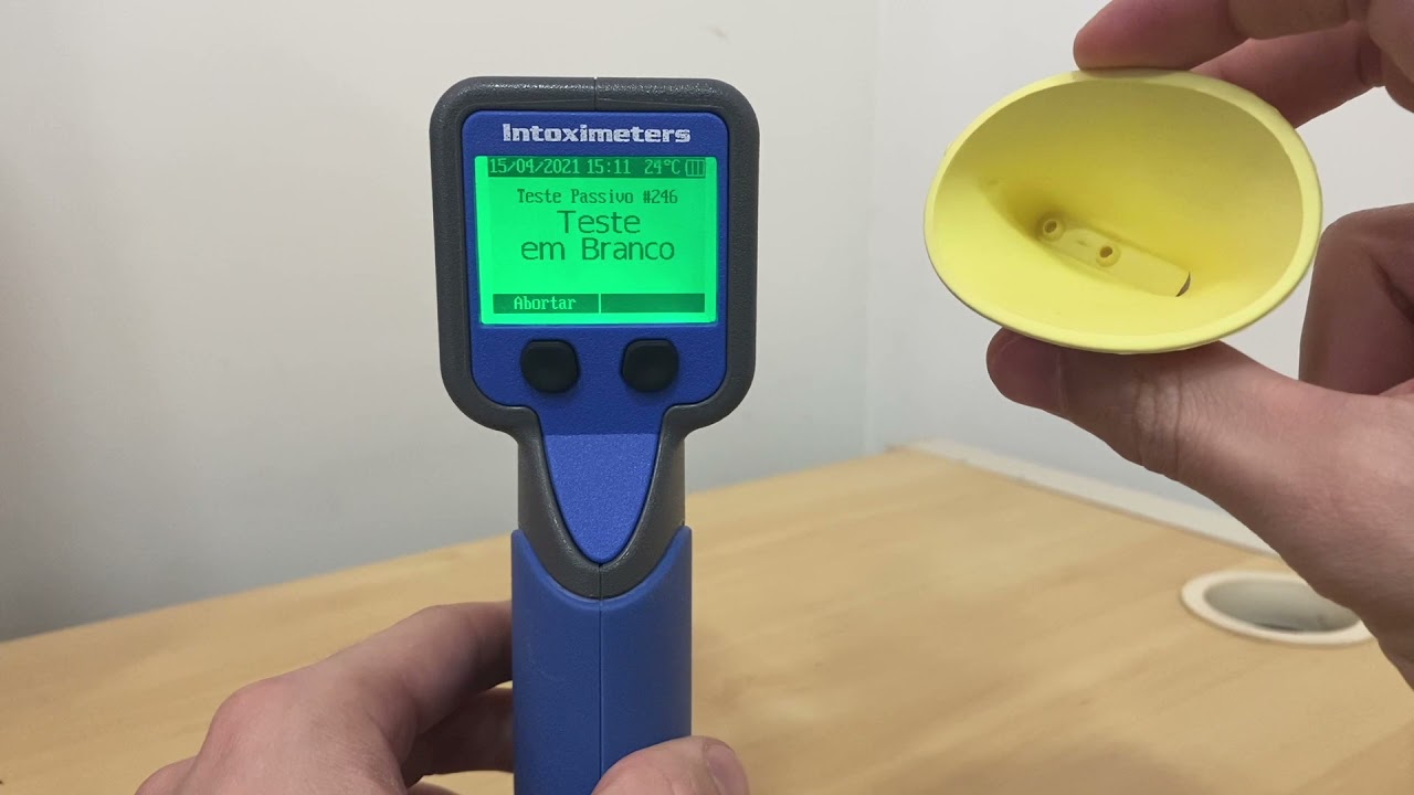 Alco-Sensor VXL | Intoximeters | Demonstração - YouTube