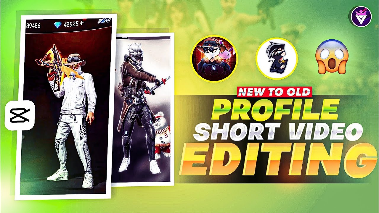Viral New To Old Profile Short Video Editing Tutorial | Free Fire Old ...