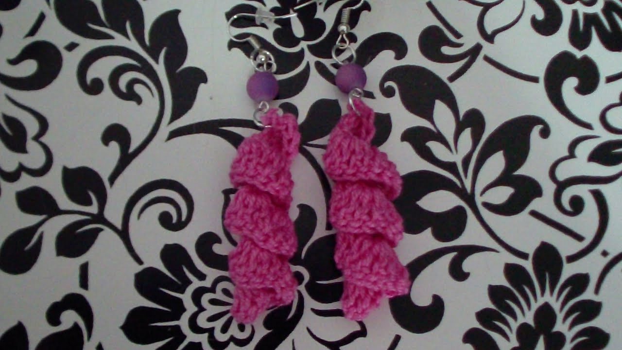 Tutorial Uncinetto Orecchini a Spirale - YouTube