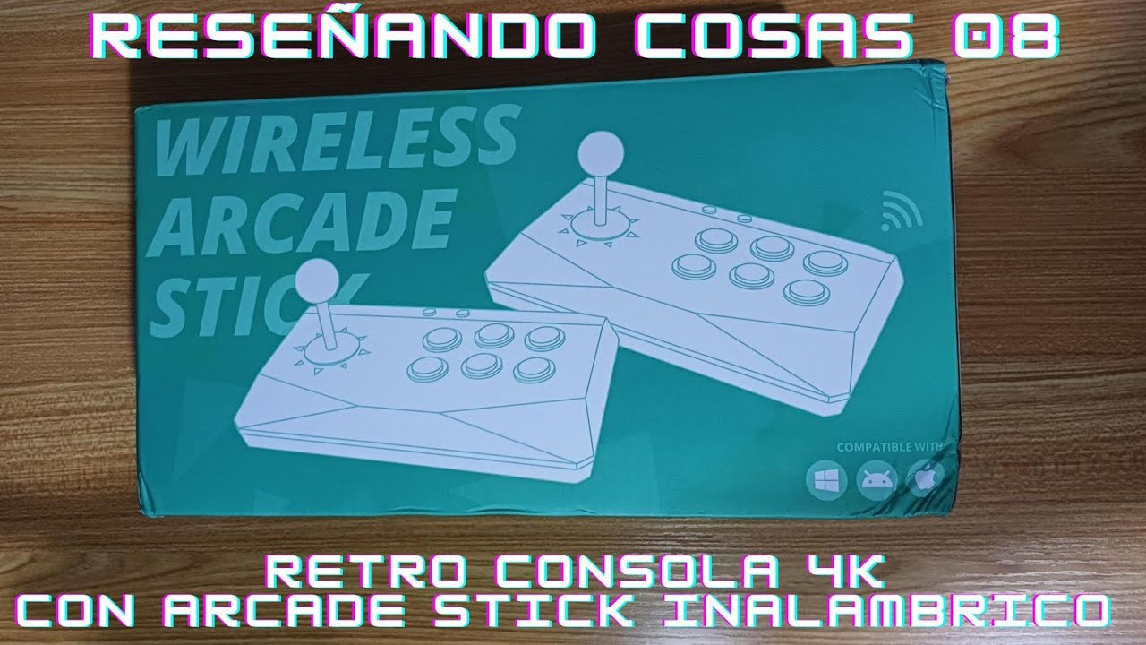 Reseñando Cosas 08 - Retro Consola 4K con arcade stick inalambrico - YouTube