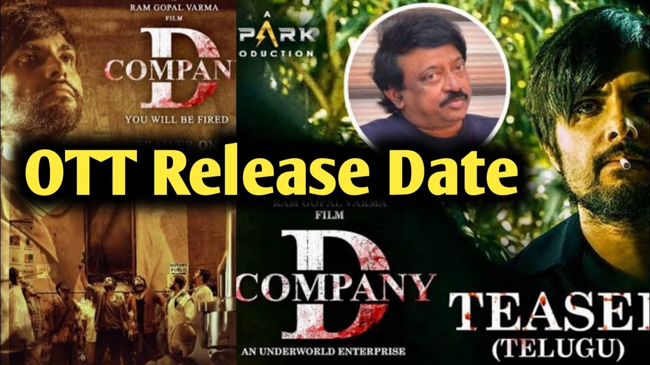 D Company Movie OTT Release Date | Ram Gopal Varma | ismart Sangeetha ...