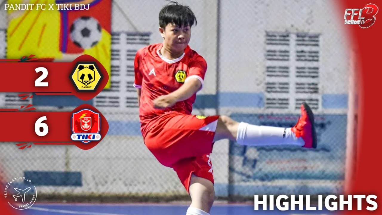 PEKAN 5 PANDIT FC VS TIKI.BDJ || FUN FUTSAL LEAGUE || Borneo Indoor ...