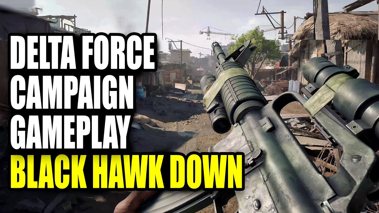 Delta Force Black Hawk Down Mission Black Hawk Down - Campaign Gameplay ...