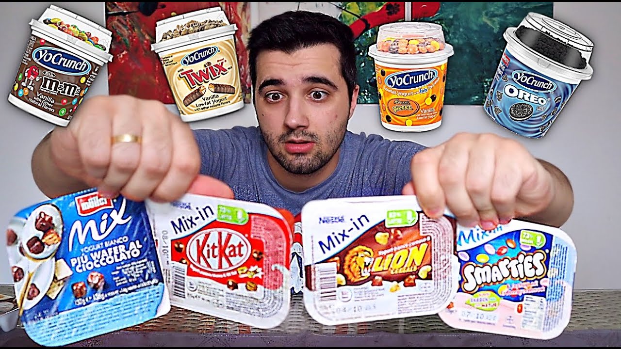 LION vs. KIT-KAT vs. SMARTIES ! (TESTEZ AROME DE LA MULLER) - YouTube