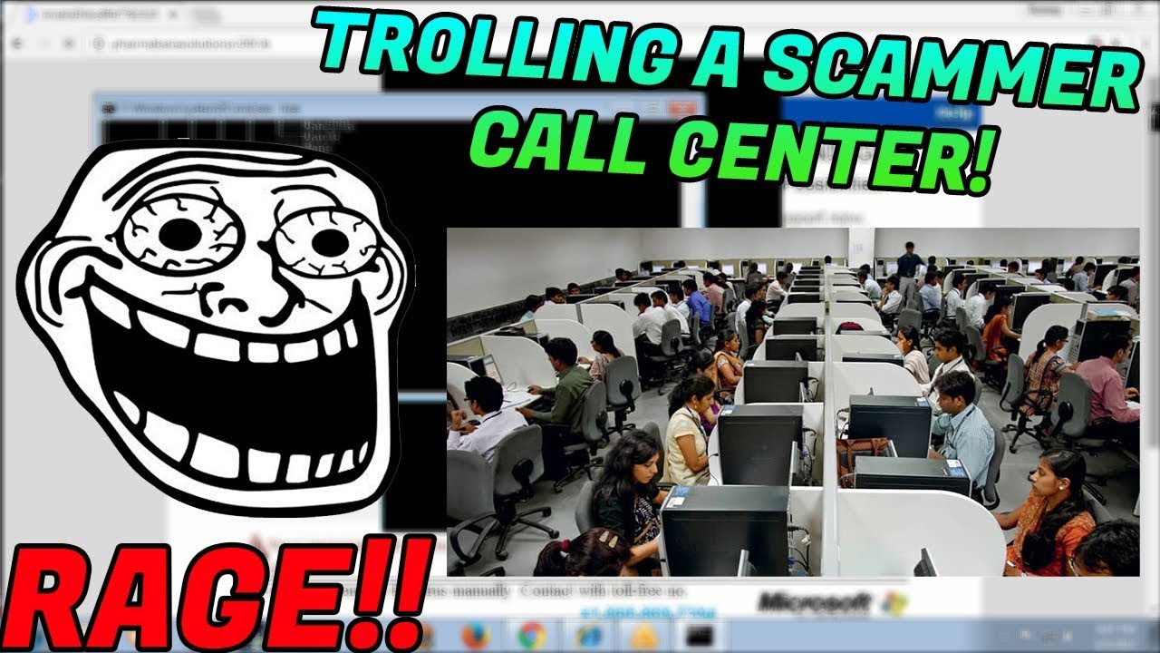 I trolled an entire call center and they RAGED! - YouTube