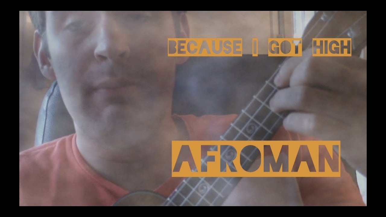 Because I got high - Afroman ukulele cover - YouTube