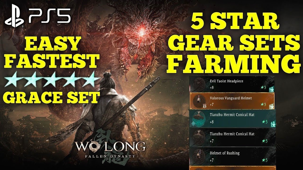 Best Build WO LONG FALLEN DYNASTY 5 Star Gear & Grace Set Farm | Wo ...